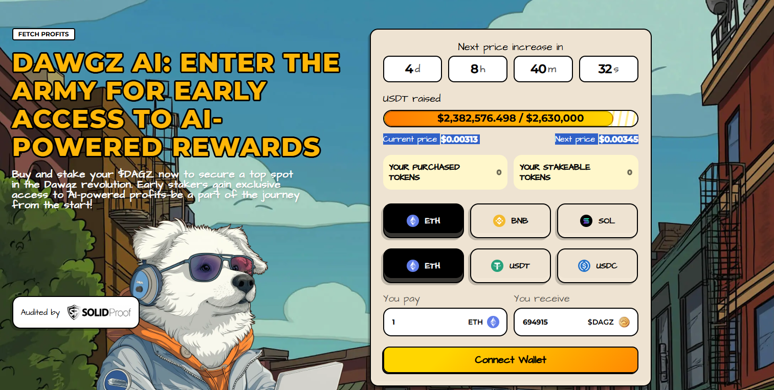 Dawgz AI Price Prediction 2025, 2026, 2030, and 2040: Will Dawgz AI Reach $1? - Flitpay